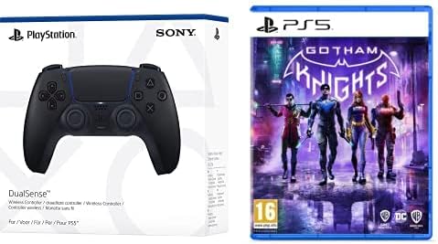 DualSense Midnight Black Wireless Controller + Gotham Knights (PS5 ...
