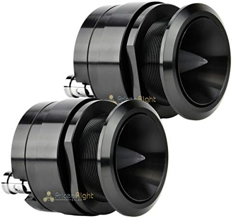 Amazon.com: 2X Super Tweeter 500 Watts Max 1" Aluminum Titanium Bullet ...