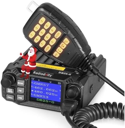 Amazon.com: AnyTone AT-778UV II Mobile Ham Radio 25 Watt Mini Dual Band ...