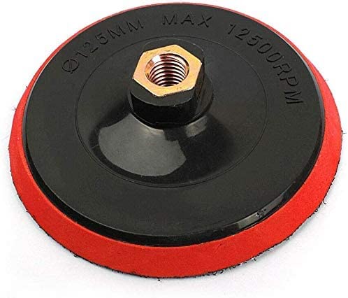 Polypropylene Hook and Loop Backing Pad, 125mm Diameter M14 Thread ...