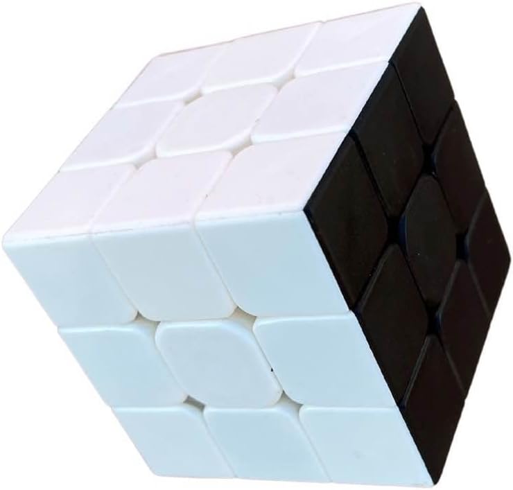 Amazon.com: New Challenge for All Rubix Cube Lovers The Black and White ...