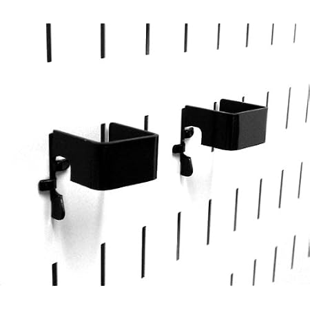 Amazon.com: Wall Control Pegboard 2in Handle Pegboard Bracket Slotted ...