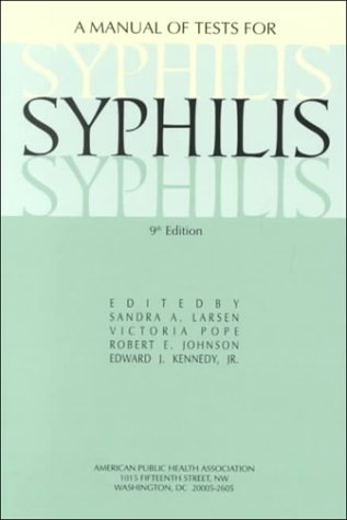 Buy Syphilis: A Manual of Tests and Supplement Book Online at Low ...