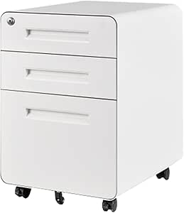Amazon.com: FLEXISPOT Mobile File Cabinet for Home Office 3 Drawer File ...