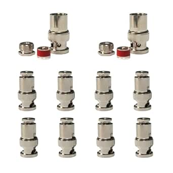 Amazon.com: aohsunetc 10pcs BNC Male Connectors BNC-J1.5 50ohm RF Coaxial Connector for RG316 ...