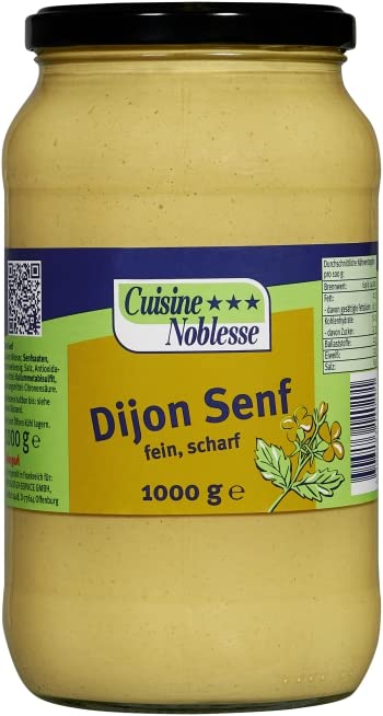 Cuisine Noblesse Dijon-Senf fein 1000g | Original Tafel Senf nach Dijon ...