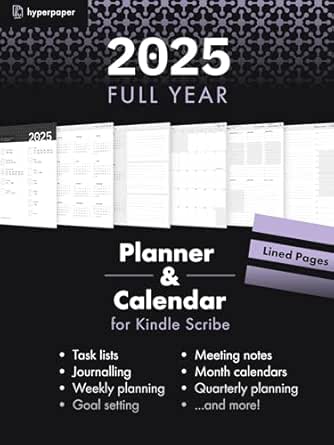 Amazon.com: 2025 hyperpaper planner – Lined (Kindle Scribe Only) eBook : hyperpaper: Kindle Store