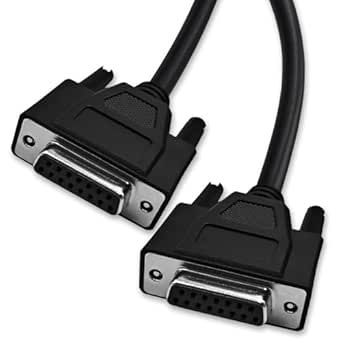 Amazon.com: XANHAM Cable serial recto DB15 de 15 pines, de 5 pies (4.9 ...