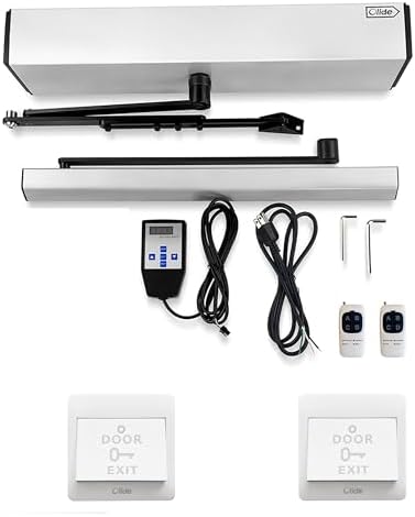 Automatic Swing Gate Opener, 110 V Electric Door Operator Closer, Electric Door Open Mechanism w ...