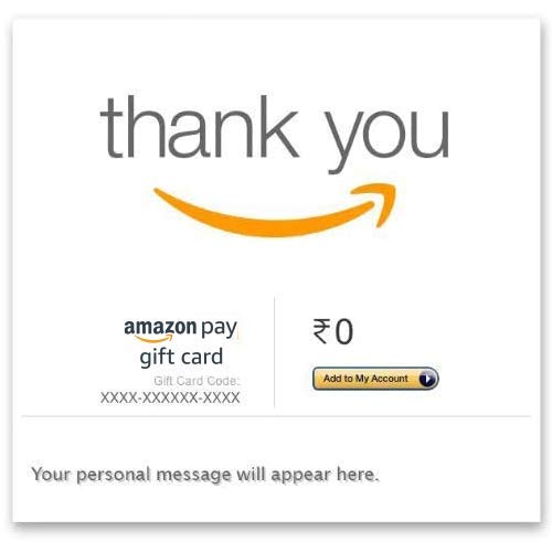 Thank You (Smile) - Amazon Pay eGift Card : Amazon.in: Gift Cards