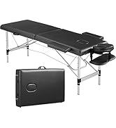 Amazon.com: PrimeZone Pink Massage Table Portable - 2 Folding Aluminum Lash Bed with Carrying ...