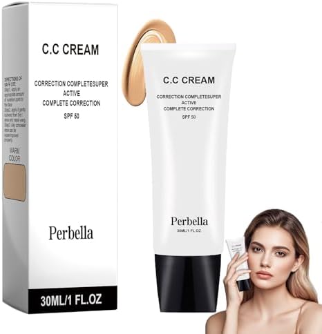 Amazon.com: Perbella Cc Cream Self Adjusting for Mature and Older Women,Cc Cream with Spf 50 ...