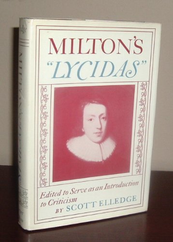 Milton's "Lycidas", Edited to Serve as an Introduc: Amazon.co.uk: Books