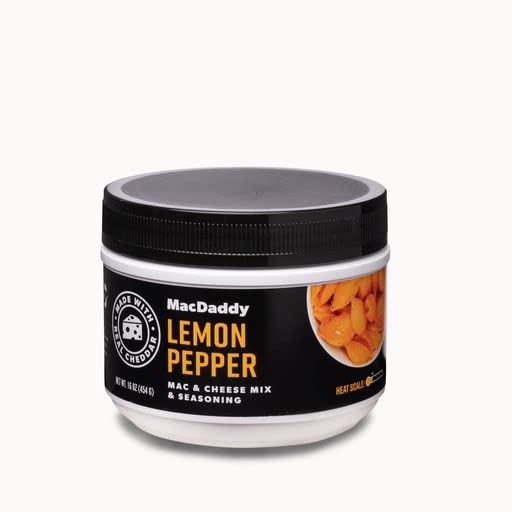Amazon.com : MacDaddy - Lemon Pepper Macaroni and Cheese Powder - Quick ...