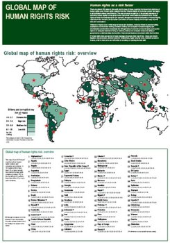 Global Map of Human Rights Risk: Map of Business Risk: Buy Online at ...