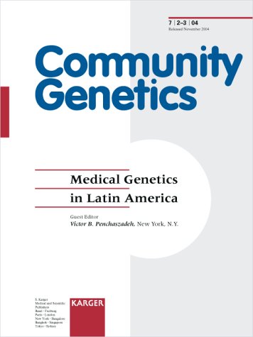 Medical Genetics in Latin America: 9783805578196: Medicine & Health ...