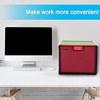 Amazon.com: Hanging File Folder Organizer, Mesh Metal File Organizer ...