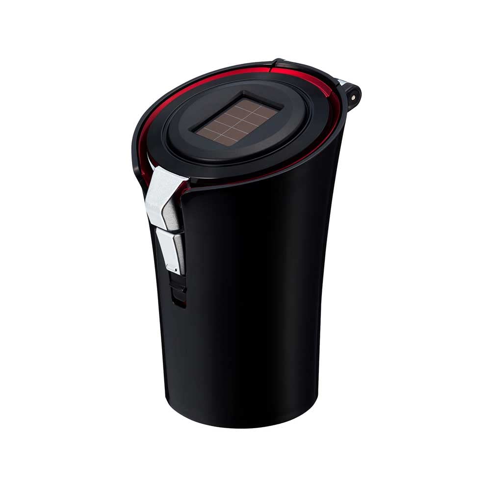 Amazon | 星光産業 車内用品 灰皿 EXEA(エクセア) ソーラーライトアッシュ ブラック ED-235 ドリンクホルダー型 灰すて簡単 LED付き | 灰皿・シガーライター | 車＆バイク