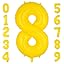 Amazon.com: Large Yellow Number 1 Foil Balloons 40 Inch Helium Big ...