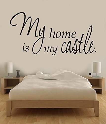 Buy RITZY - My Caste Wall Quotes Decal Black Size : W X H : 60 X 30 ...