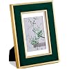 Amazon.com - eletecpro Velvet Picture Frame with Gold Finish Matted 3 ...