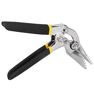 Hand Seamer Flanging Pliers Flat Nose Crimping Forceps Curved Handle ...