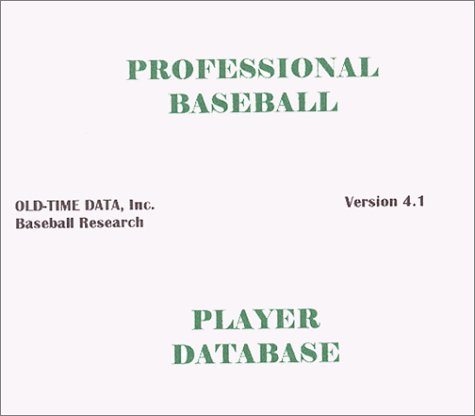 Amazon.in: Buy The Professional Baseball Player Database, Ver. 4.1 Book ...