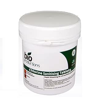 Bio-Productions BC013 Chlorine Sanitising Tablet (Pack of 200) : Amazon ...