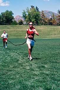 Amazon.com : Double Man Overspeed Trainer, 2 belts, heavy elastic - Bunji Cord wth Safety Sleeve ...