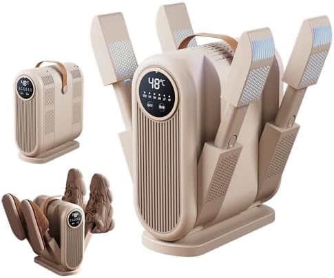 Hojalis Electric Shoe Dryer, Portable Football Boots Dryer with Timer ...