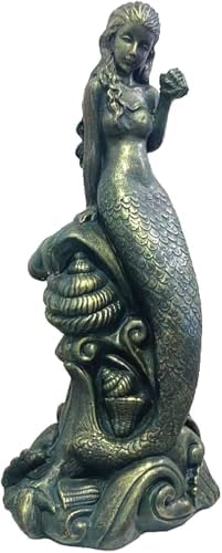 Amazon.com: GRASOLAR 39'' High Mermaid Statue Wall Hanging Big Size ...