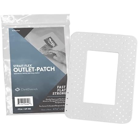 Strait-Flex Drywall Patch for Outlets - 10 Pack - Amazon.com