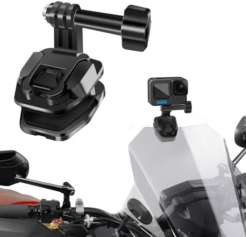 Amazon.com: REYGEAK Motorcycle Windshield Clip for GoPro, Aluminum ...