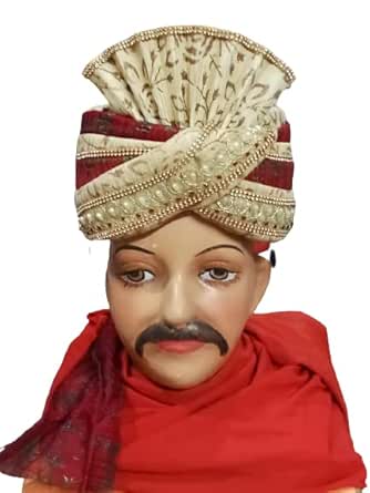 Buy BEDRE WEDDING COLLECTION Pagri for Dulha & Barati,Men & Women ...