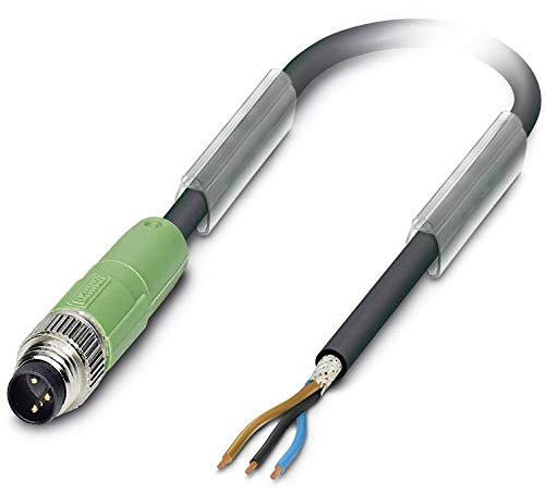 1502604 | E221474 | Phoenix Cable & Connector M12 3 PIN, Straight, 3 ...