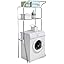 Amazon.com: BAOYOUNI 2-Layer Over Washing Machine Storage Rack Utility ...