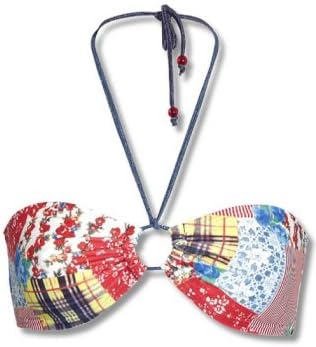 Key-Hole Front Bandeau Top by XOXO (Blue / XSmall) at Amazon Women’s ...