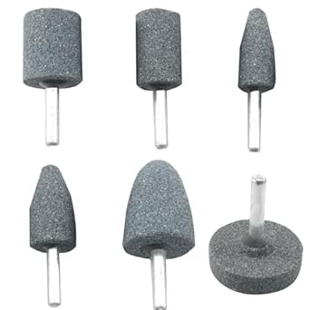 CHENJIN 6PCS Wheel Drill Bits Cylindrical Conical Grinding Wheel ...