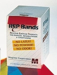 Magister Resistive Exercise - Rep Band Latex-Free ORANGE (LEVEL 2) 6 ...