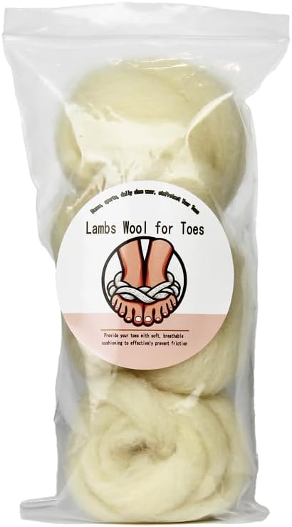 Amazon.com: Lambs Wool Padding for Toes and Feet，Corn Cushion Pads ...
