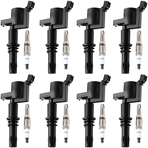 A Premium Ignition Coils And Spark Plugs Kits Compatible With Ford F