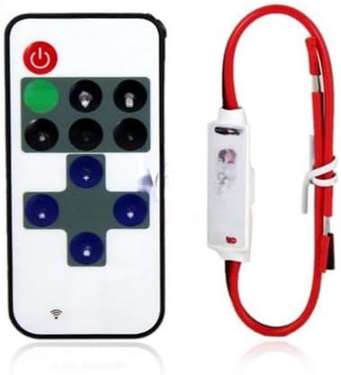 12V RF Wireless Remote Control LED Strip Dimmer with 10-Level ...