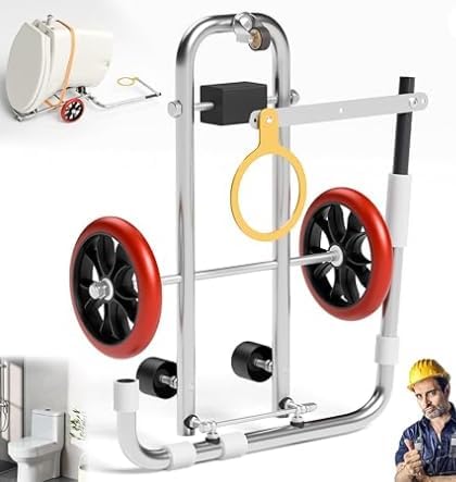 Amazon.com: Toilet Installation Jack, Stainless Steel Foldable Toilet ...