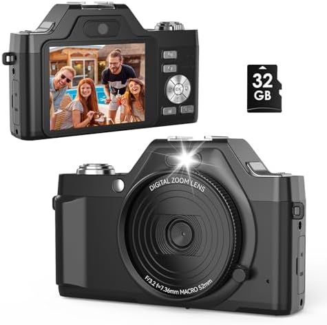 Amazon.com : 4K Digital Camera for Photography Autofocus, 48MP Vlogging ...