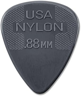 Amazon.com: JIM DUNLOP 442P.88 50th Anniversary Nylon Pick, Gold, .88mm ...