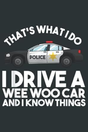 Funny Police Officer Gift For Cop Law Enforcement Men Women: Notebook ...