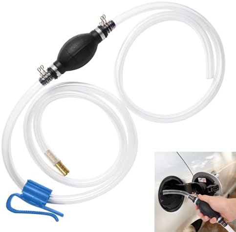 Amazon.com: KATUMO Gasoline Siphon Hose, Gas Oil Water Fuel Transfer ...