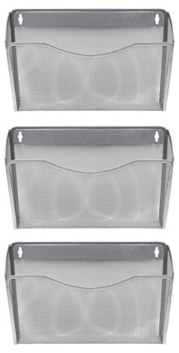 Snapklik.com : EasyPAG Wall File Holder Hanging File Organizer 3 Mesh ...