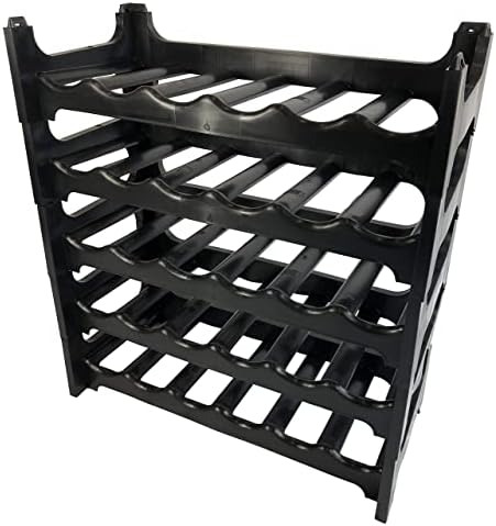 Stacking Wine Rack for 30 Bottles for Wine Soft Drink Champagne and ...