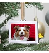 Amazon.com - UNIQOOO 8 Set Christmas Acrylic Rectangle Photo Ornaments ...